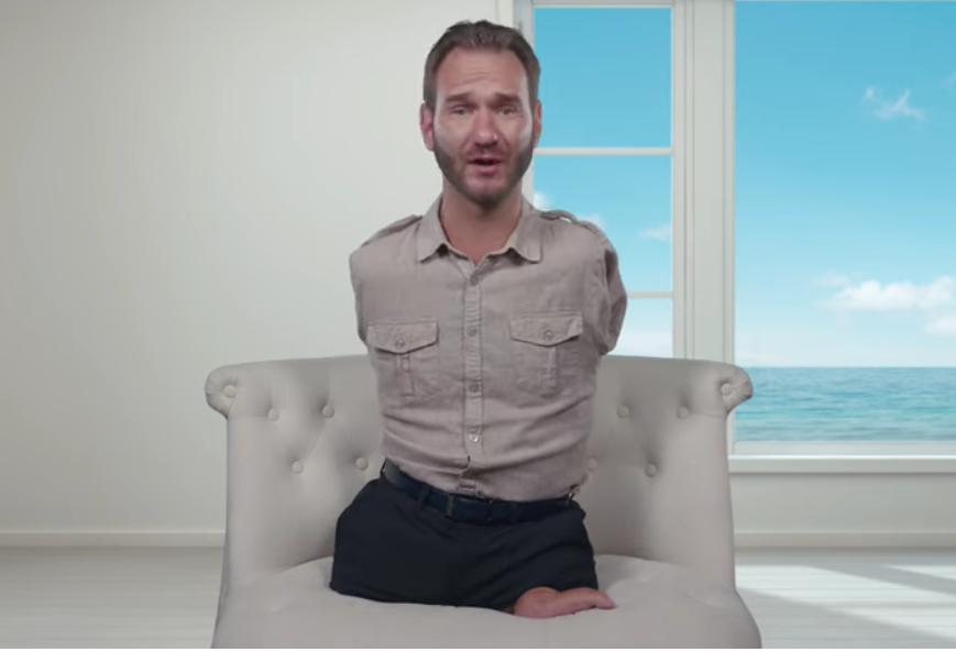 Nick Vujicic message overcoming obstacles 2025